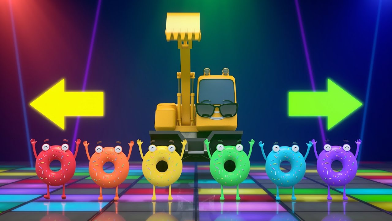 Strong Heavy Vehicles Songs | The Direction Song | Vocabulary Learning ...