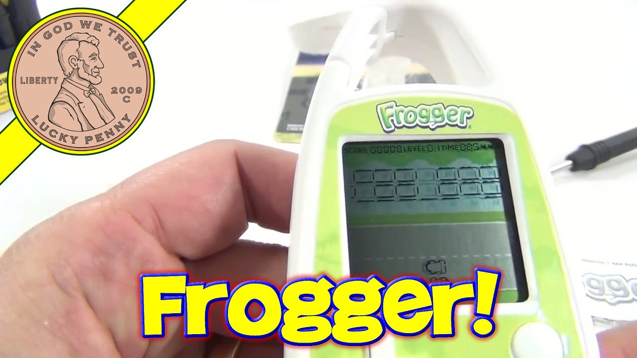 Frogger Pocket Clip-On Electronic Handheld Game #1748, 2011 Basic Fun ...