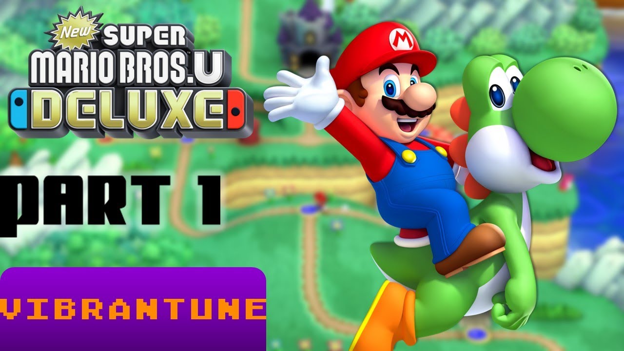New Super Mario Bros. U Part 1 - No Commentary Walkthrough - YouTube