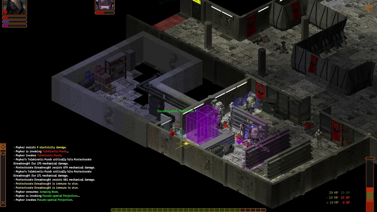 Underrail[DOMINATING Difficulty]: Psionic(07) - Fort Apogee(frontal ...