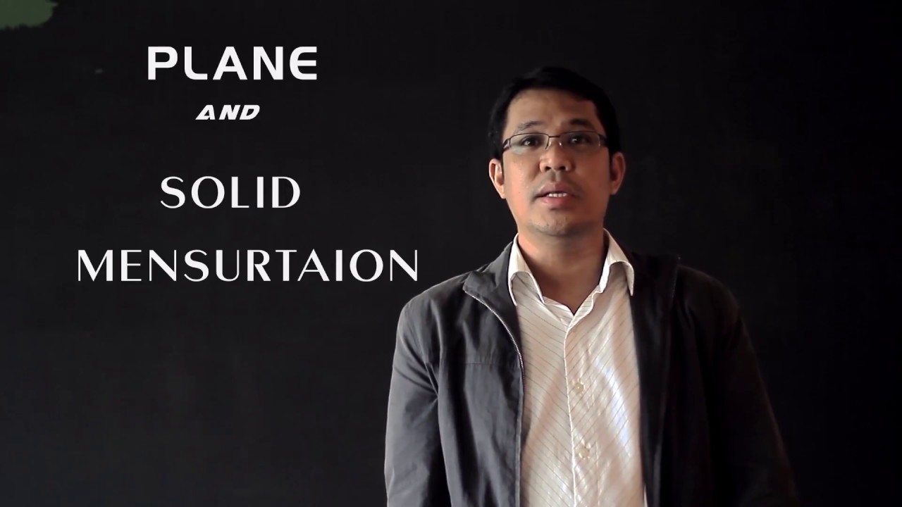 Basic Plane and Solid Mensuration with Example - YouTube