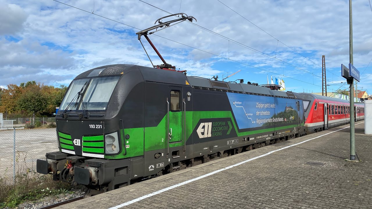 Im Steuerwagen des Ulm-Wendlingen-Express IRE 200 von Wendlingen nach ...