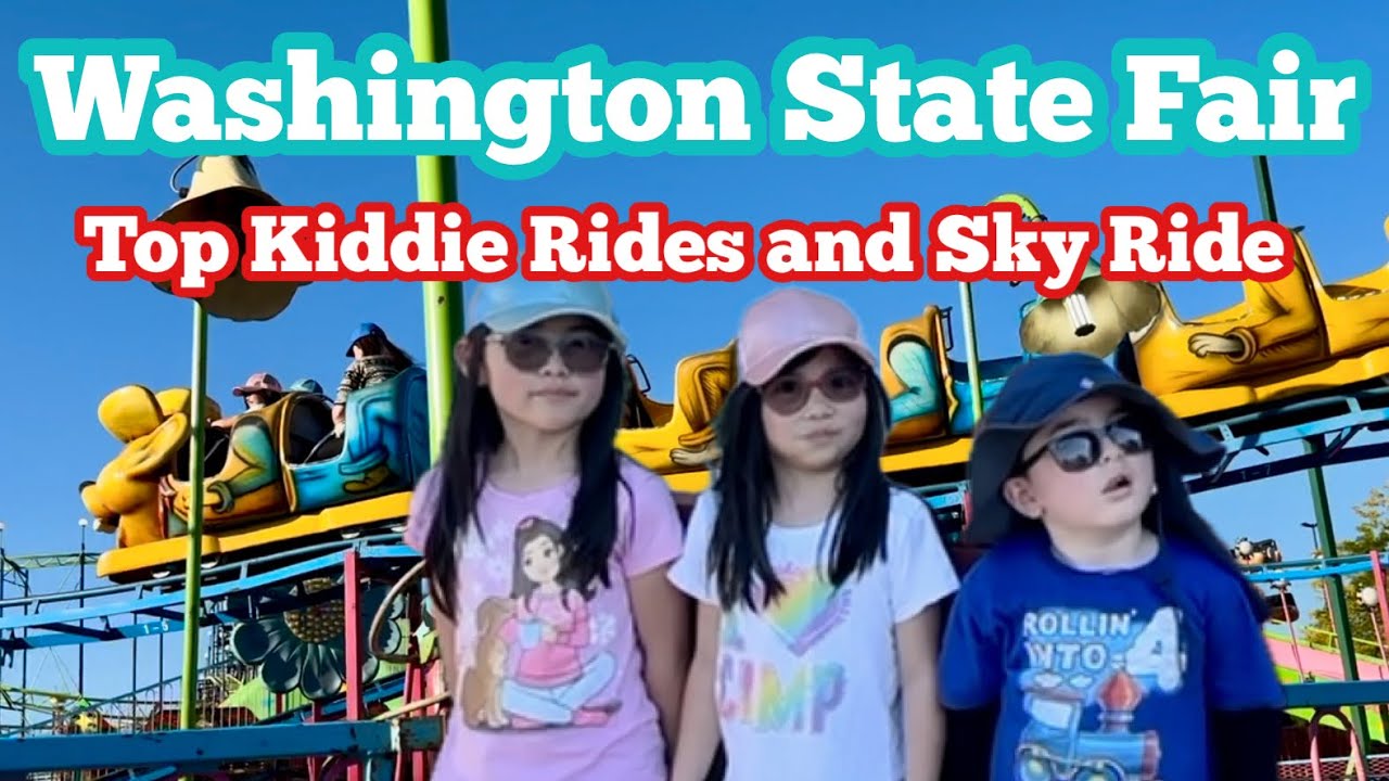 Kiddie Rides & Sky Ride Fun at Washington State Spring Fair 2025 ...