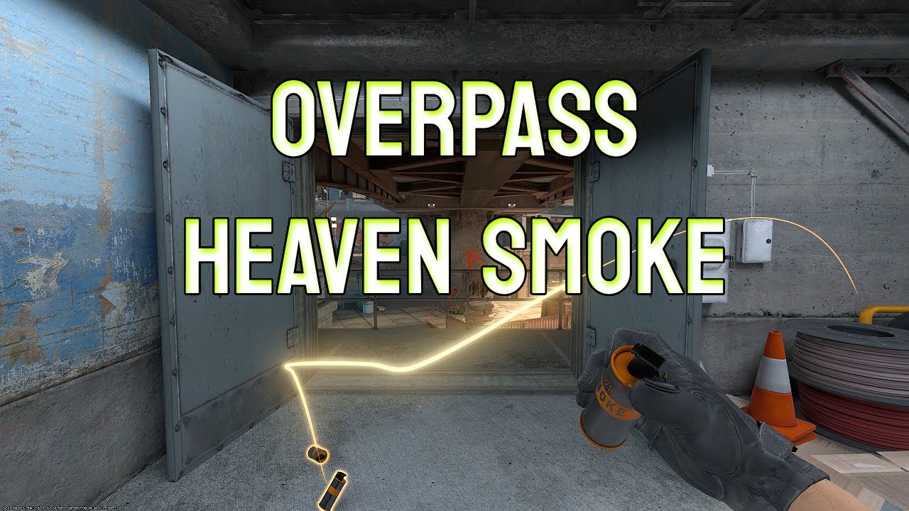 Easy Overpass Heaven Smoke (CS2) - YouTube