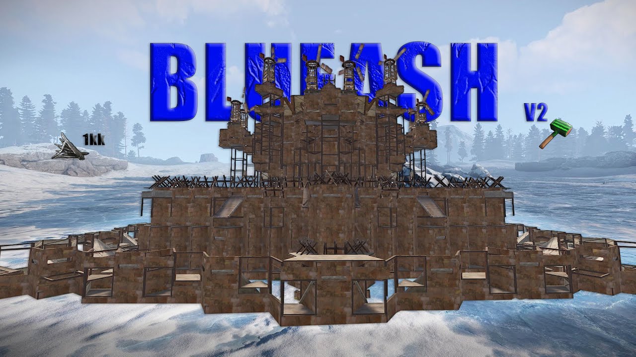 BLUEASH V2 5X5 Best clan base РАСТ/RUST. #rustbase #rustbasedesigns ...