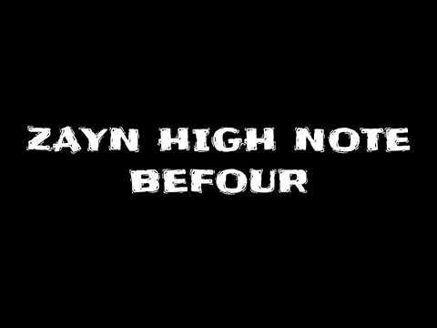 Zayn Befour High Note | Zayn Sick High Note