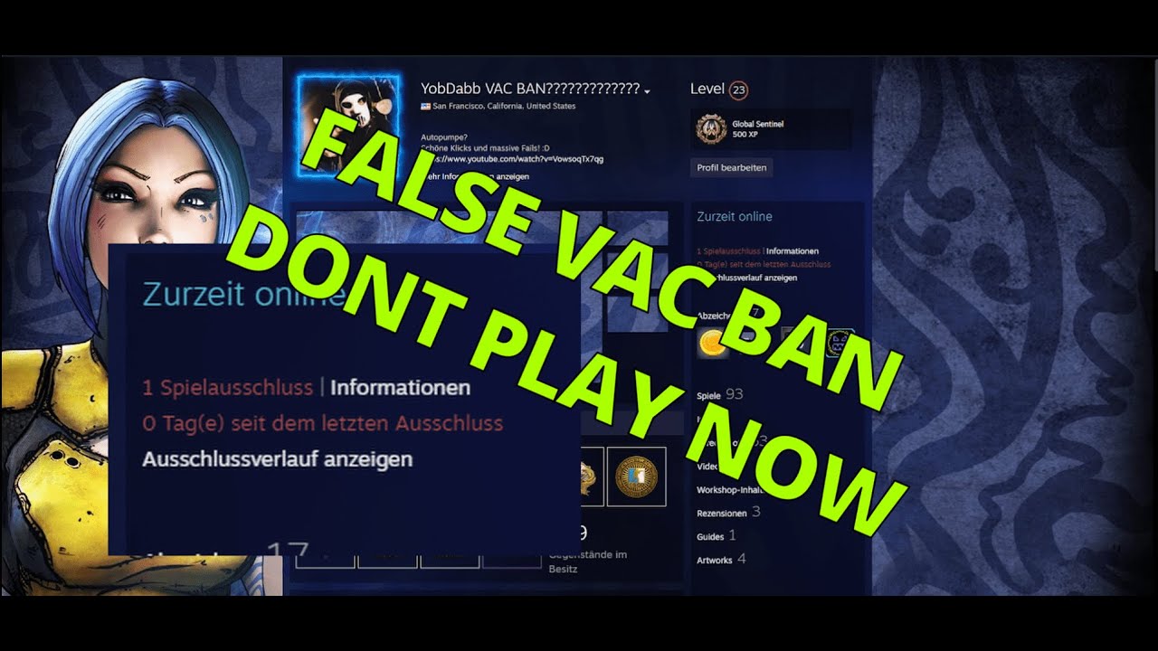 UPDATE: I AM UNBANNED! CS2 False Overwatch Ban ! 6 von 10 Leuten VAC ...