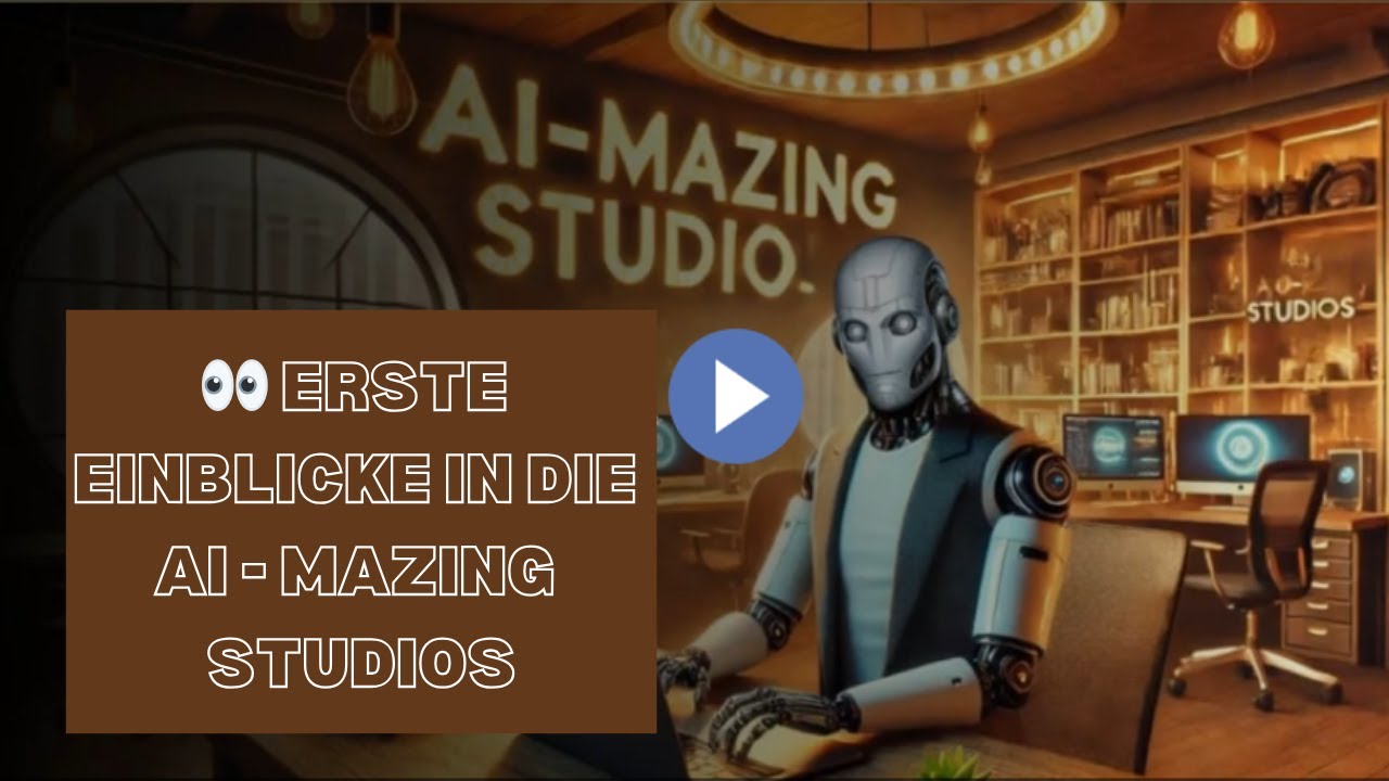 👀 Erste Einblicke in die AI Mazing Studios 👍 #künstlicheintelligenz ...