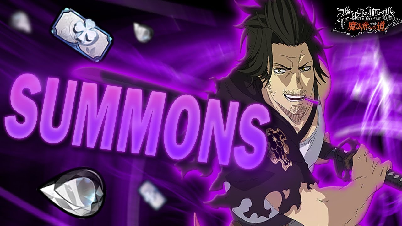 THE BEST RED YAMI SUMMONS EVER!!! Black Clover Mobile Global - YouTube