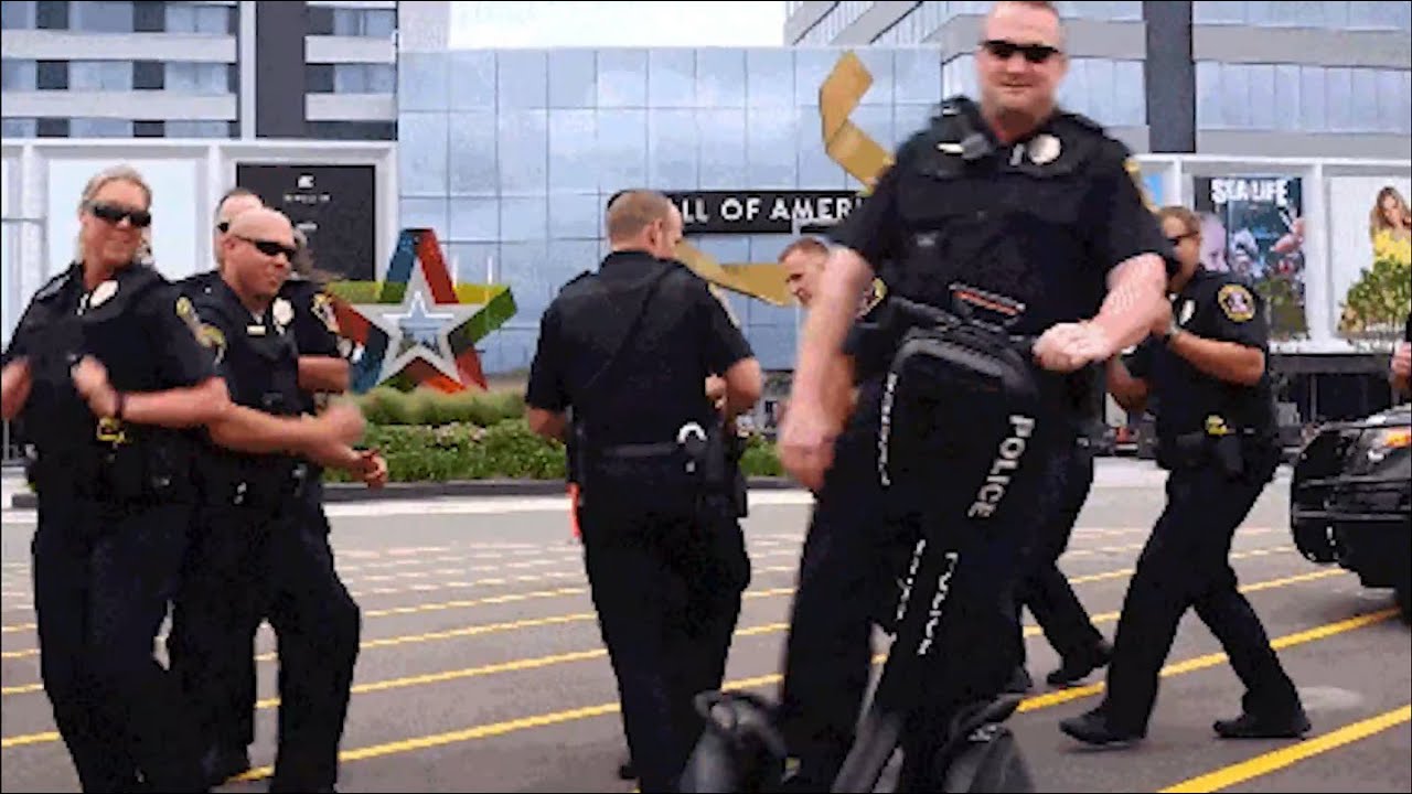 [dancing cops] c walk compilation - YouTube