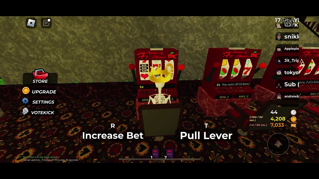 Roblox: Ben’s Casino: Trying To Hit Big On The Seven & cherries Slot ...