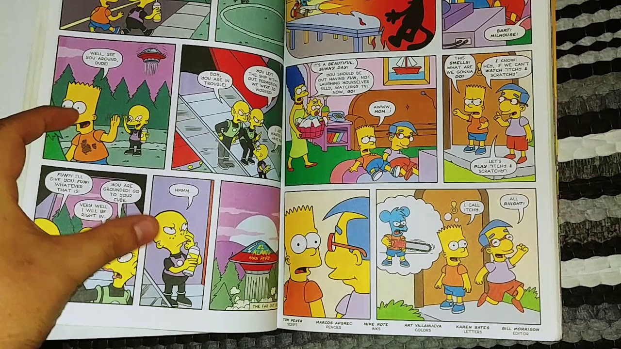 Bart Simpson Class Clown -Graphic Novel Review - YouTube