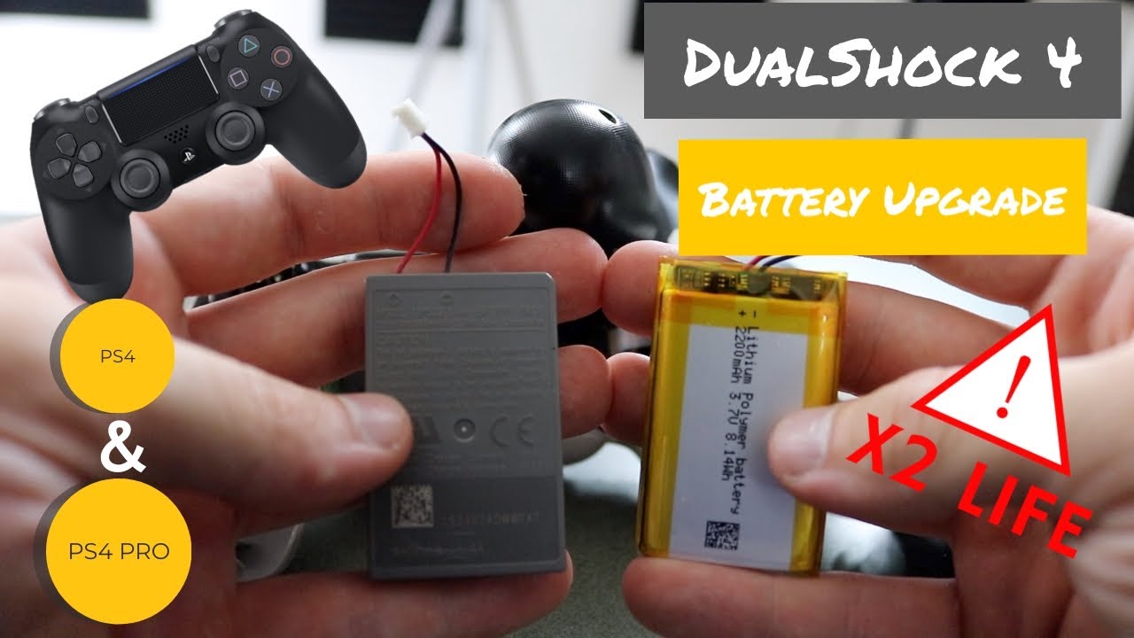 Upgrading DualShock4 Batteries - YouTube