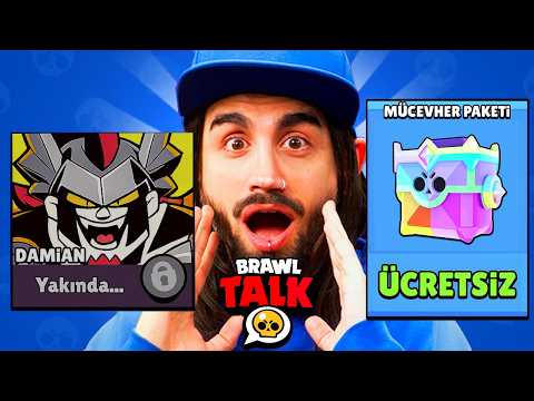 Brawl Talk📣 2 YENİ KARAKTER🔥 YENİ MÜCEVHER PAKETLERİ🎁 YENİ ORTAKLIK🔥 ÜCRETSİZ ÖDÜLLER🎁 Brawl Stars