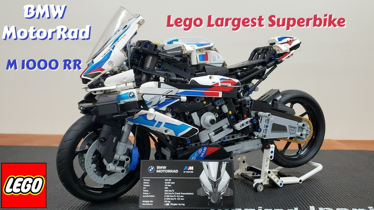 Lego Technic BMW, M 1000 RR, MotorRad, Lego Largest Superbike - YouTube
