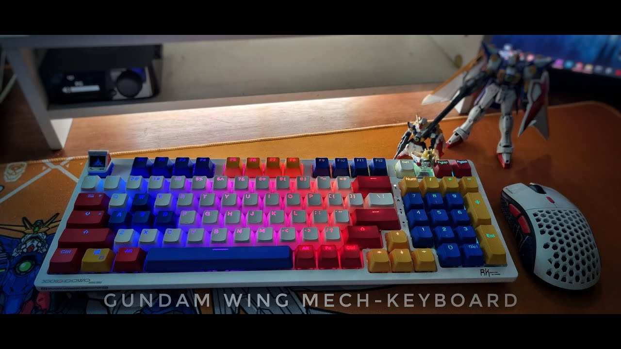 RK 98 Disassemble & Customize | Gundam Wing Theme Mechanical Keyboard ...