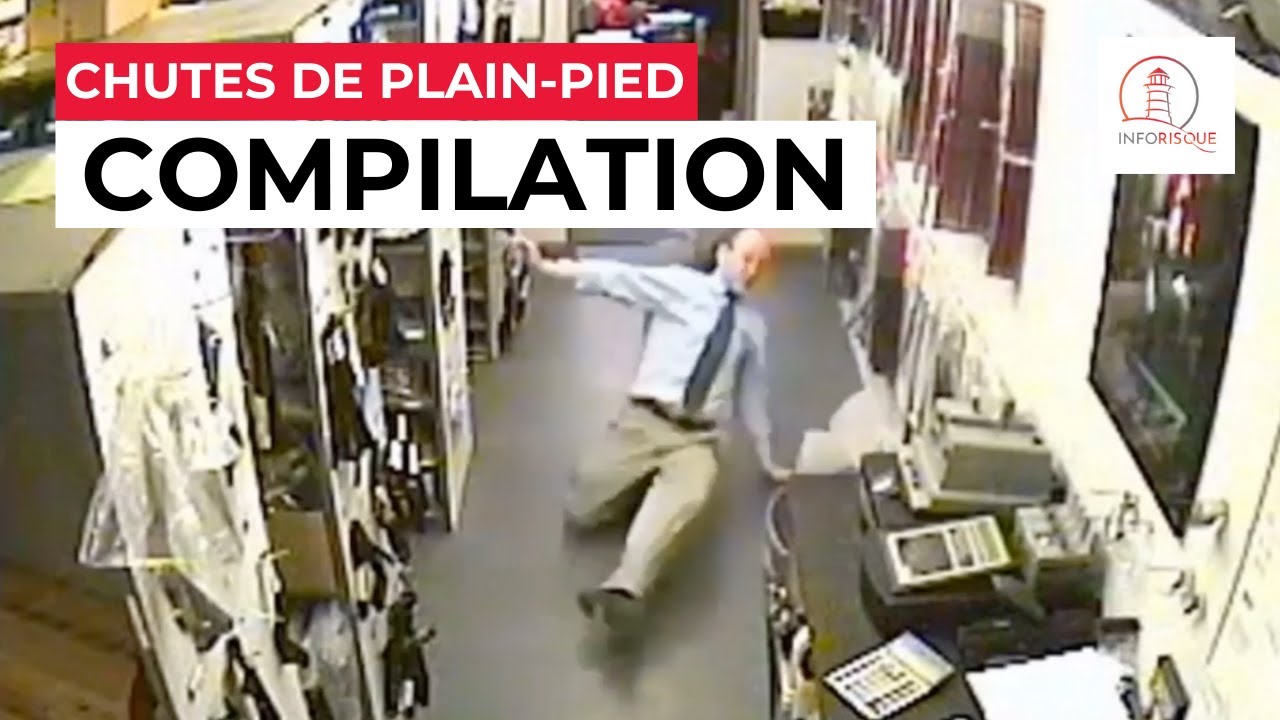 Compilation Inforisque - Les chutes de plain-pied - YouTube