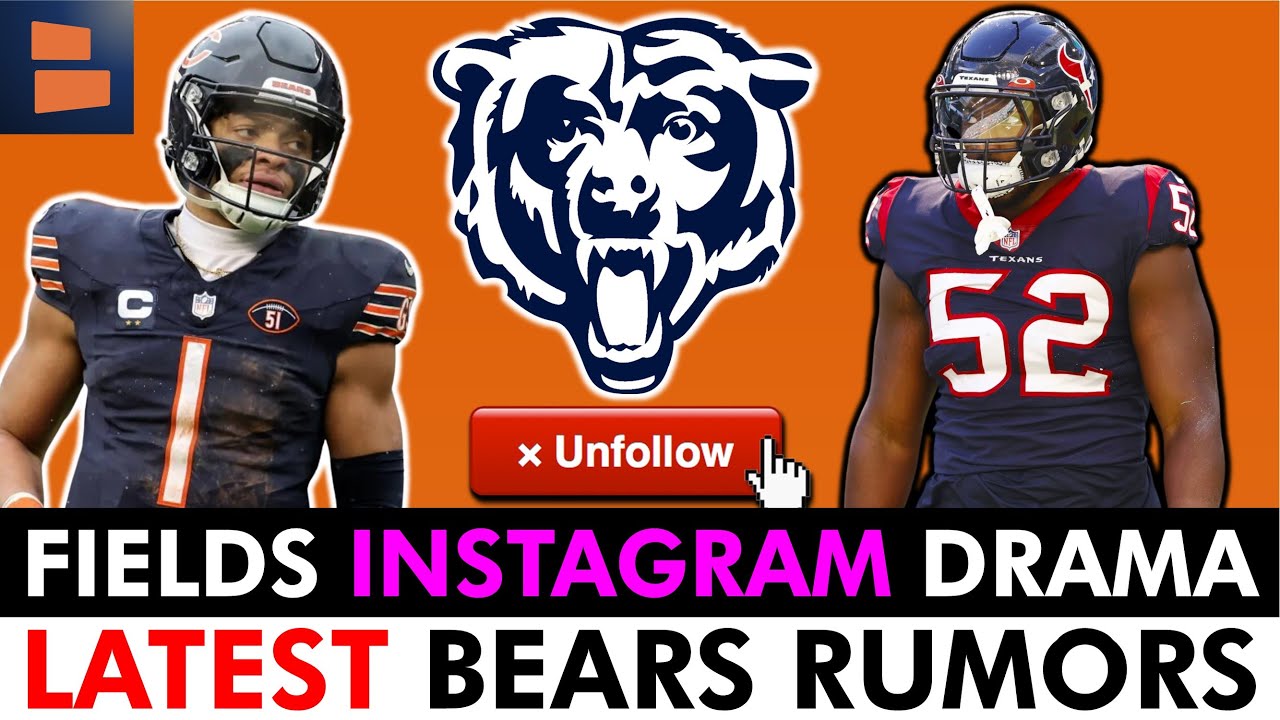 WILD Chicago Bears Rumors: Justin Fields Instagram DRAMA + SLEEPER ...