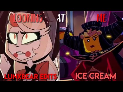 ~Looking at me~Collab with @MoonlightxParfait ~Hazbin Hotel and LMK ...