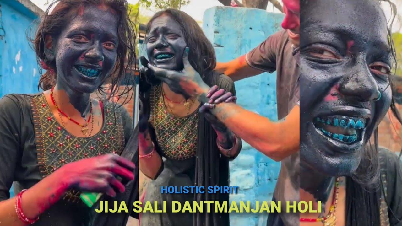 Jija Sali Holi Putai | Pakka Blue Rang Holi | Dantmanjan Holi | जीजा ...
