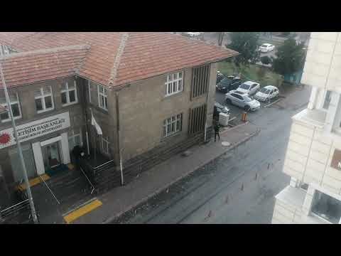 Kayseri'de korkutan anlar: Taş yağar gibi dolu yağdı!