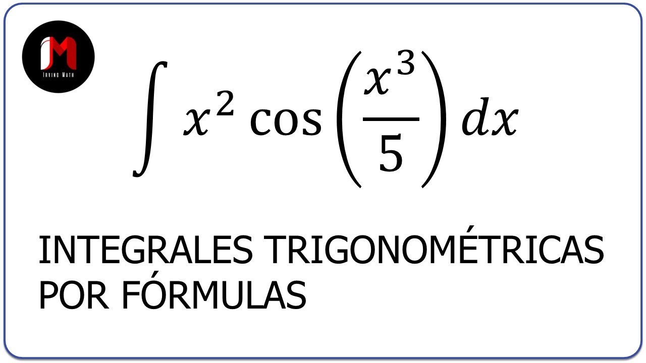Integral de una Función Coseno por Fórmula - YouTube