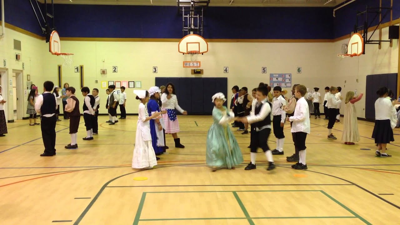 colonial day dance - YouTube