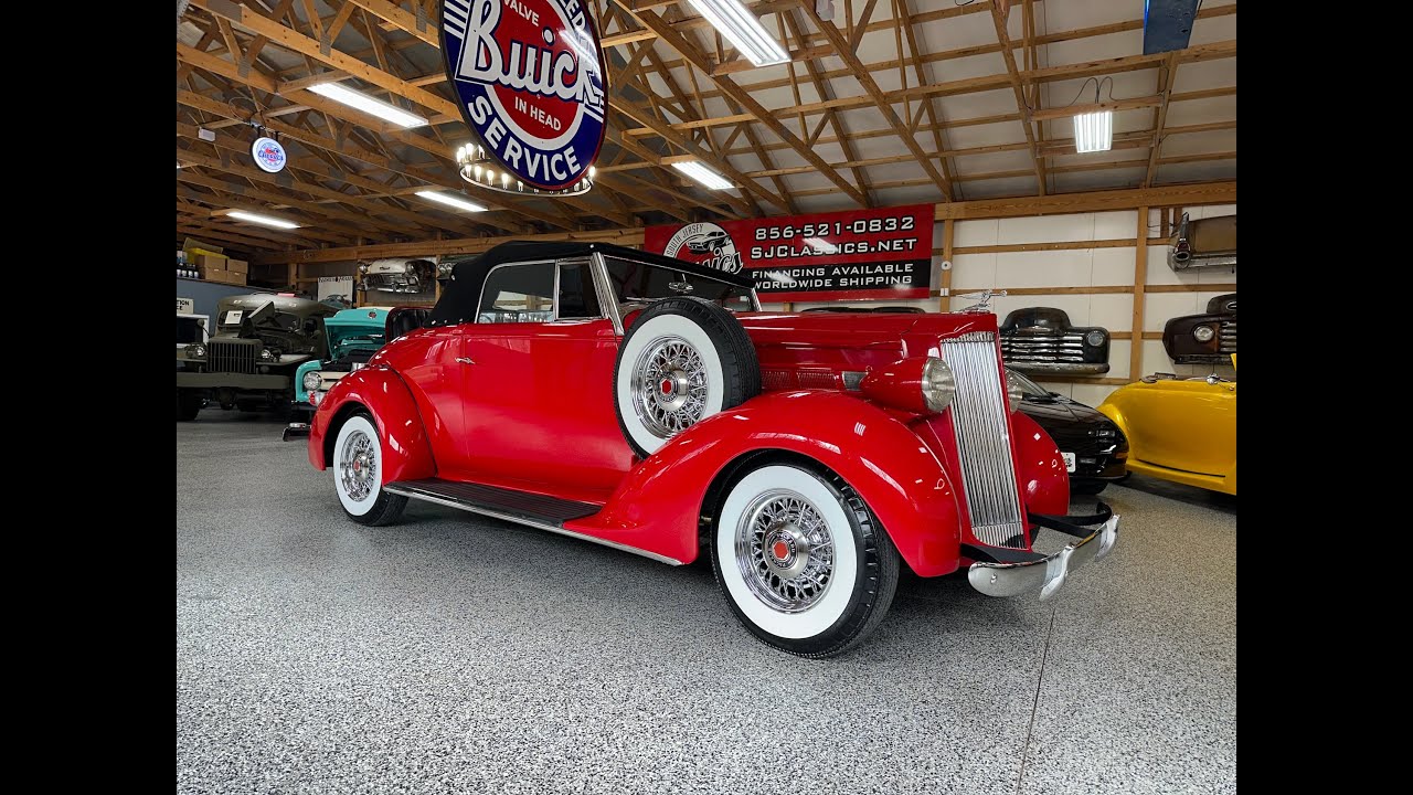 1937 Packard 115 - For Sale at www.SJClassics.com - YouTube