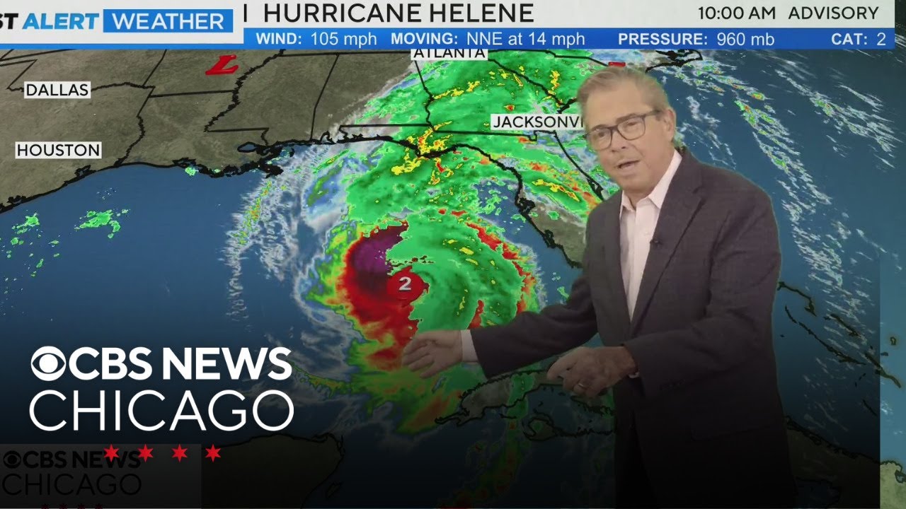 Hurricane Helene's effects will impact Chicago on Friday - YouTube