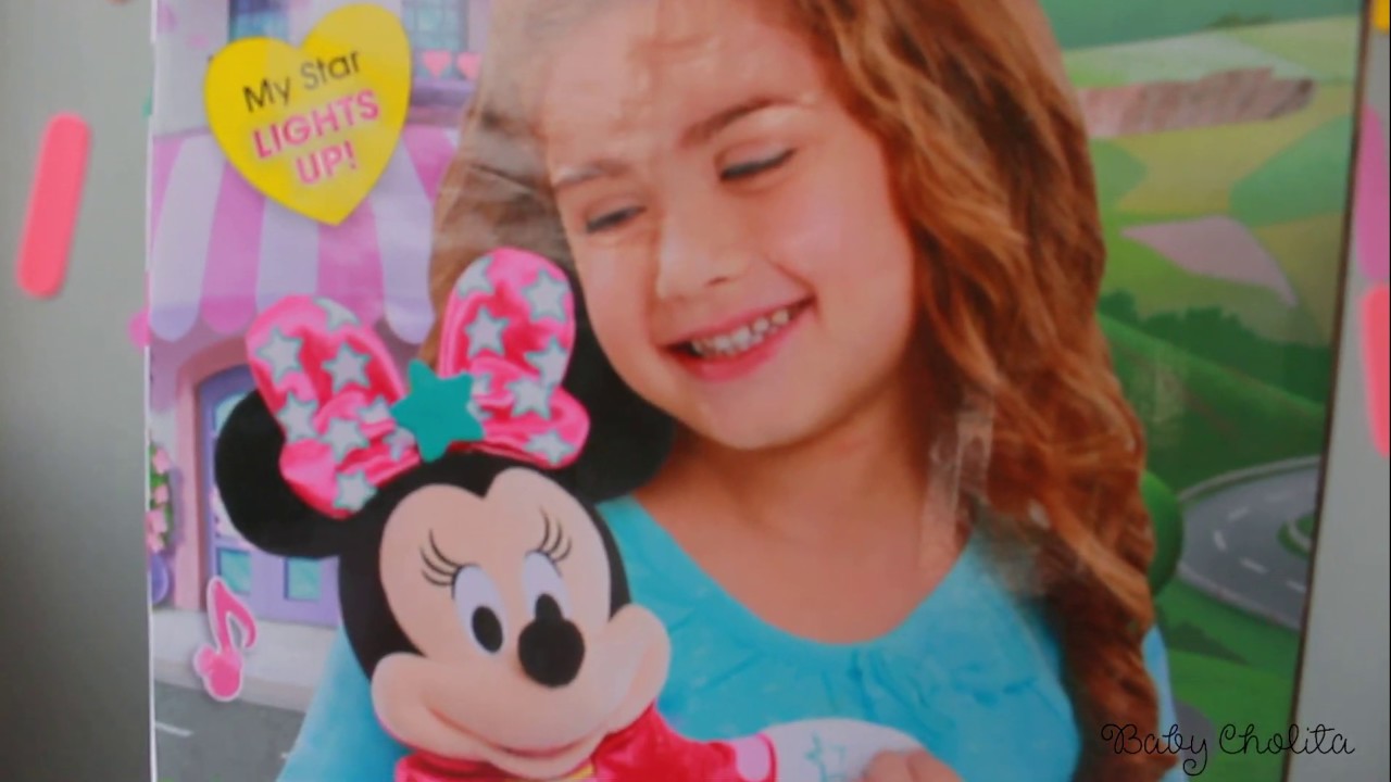 Minnie Mouse Pop Star Musical Bow be Mine | Peluche Minnie Mouse ...