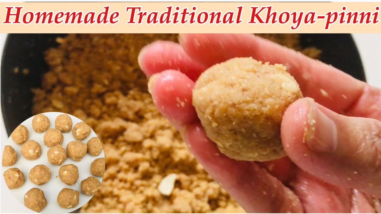 Panjabi traditional khoya pinni recipe || cooking with aromas - YouTube