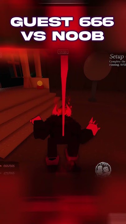 GUEST 666 VS NOOB LMS Last man Standing in Forsaken #forsaken #fyp #shorts #roblox - YouTube