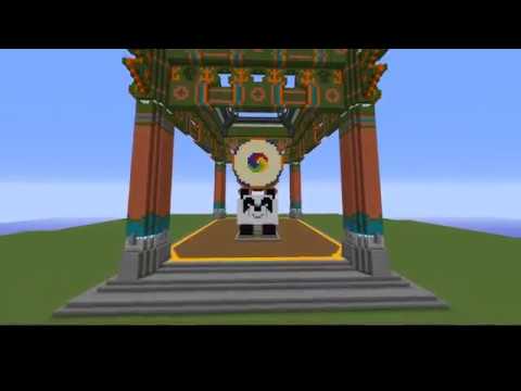 Busan Sanctuary Overwatch Map in Minecraft - YouTube