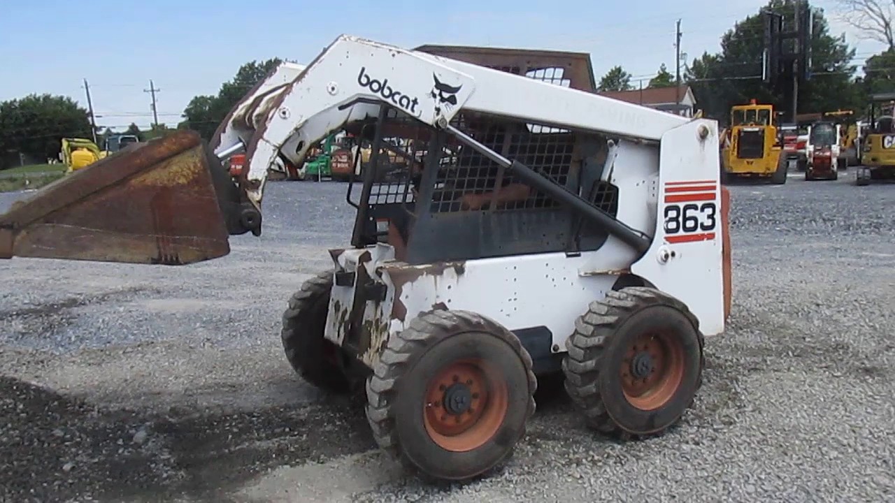 Bobcat 863 Skid Steer Loader! - YouTube