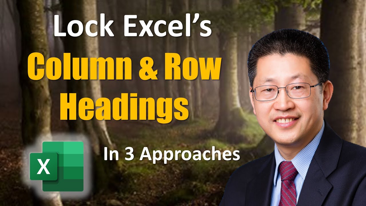 Three Approaches To Keep Both Column And Row Headings Visible While Scrolling In Excel YouTube Three Approaches To Keep Both Column And Row Headings Visible While Scrolling In Excel YouTube