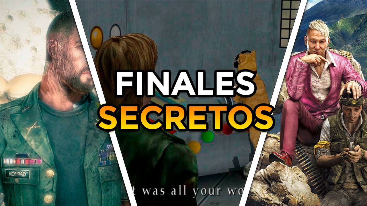5 Finales SECRETOS EXTRAÑOS Y DIVERTIDOS en los VIDEOJUEGOS - YouTube