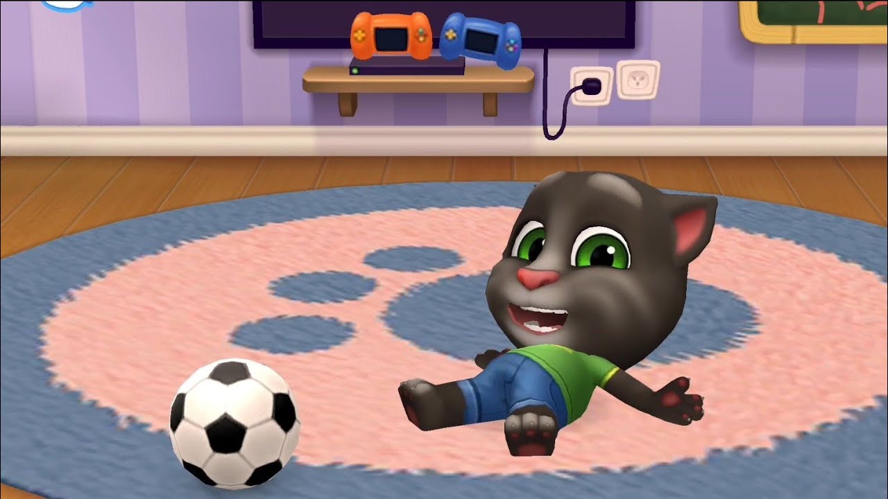 PERTAMA KALI MERAWAT KUCING TOM YANG LUCU | KARTUN ANAK | TALKING TOM ...