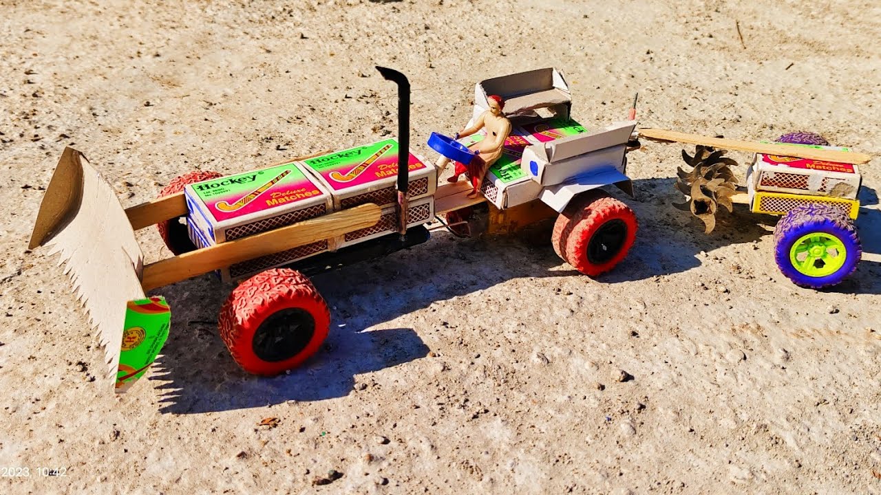 How to make Matchbox tractor and panja At Home Amazing video - YouTube