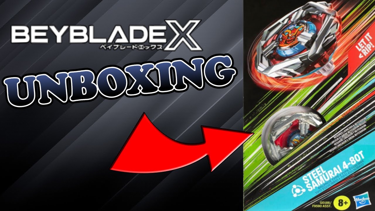 HASBRO's Steel Samurai Unboxing! | Beyblade X - YouTube