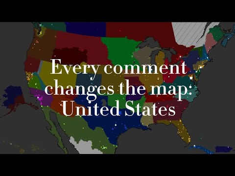 Every Comment Changes the Map: United States, episode 8 - YouTube