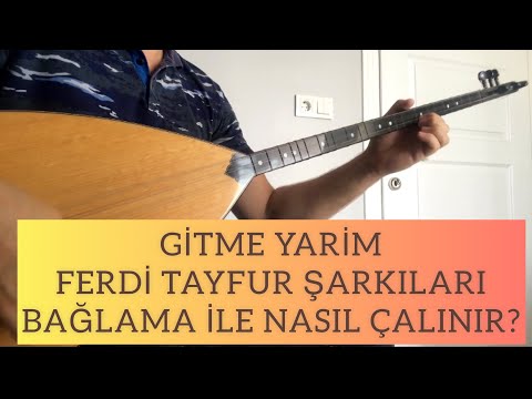 GİTME YARİM - FERDİ TAYFUR - FERDİ TAYFUR ŞARKILARI ARABESK BAĞLAMA SAZ SOLFEJ NOTALARI #ferditayfur