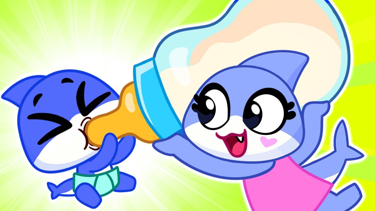 Kids Take Care of a Baby Bubble🍼 Baby Care👶 Siblings Stories | Best Stories by Sharky and Sparky ...