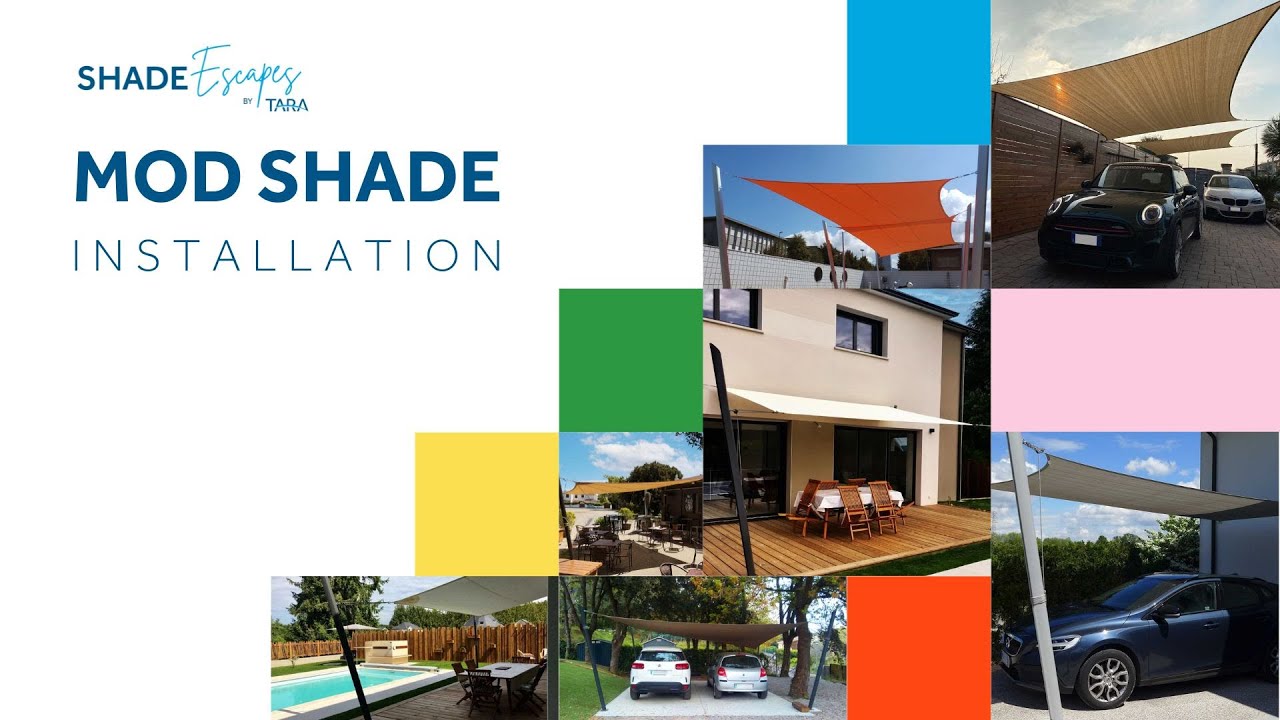 Shade Escapes - Mod Shade Installation Video - YouTube