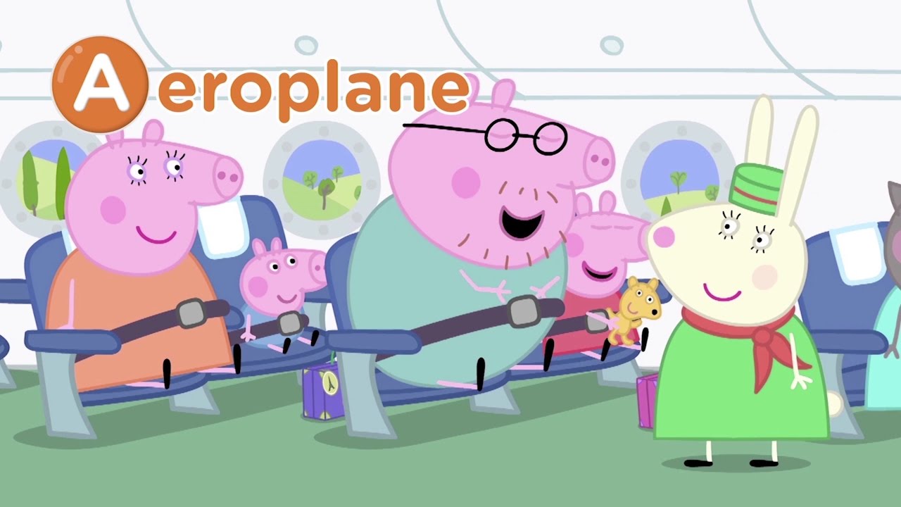 Learn Alphabet With Peppa Pig - Interactive Words For Kids - YouTube