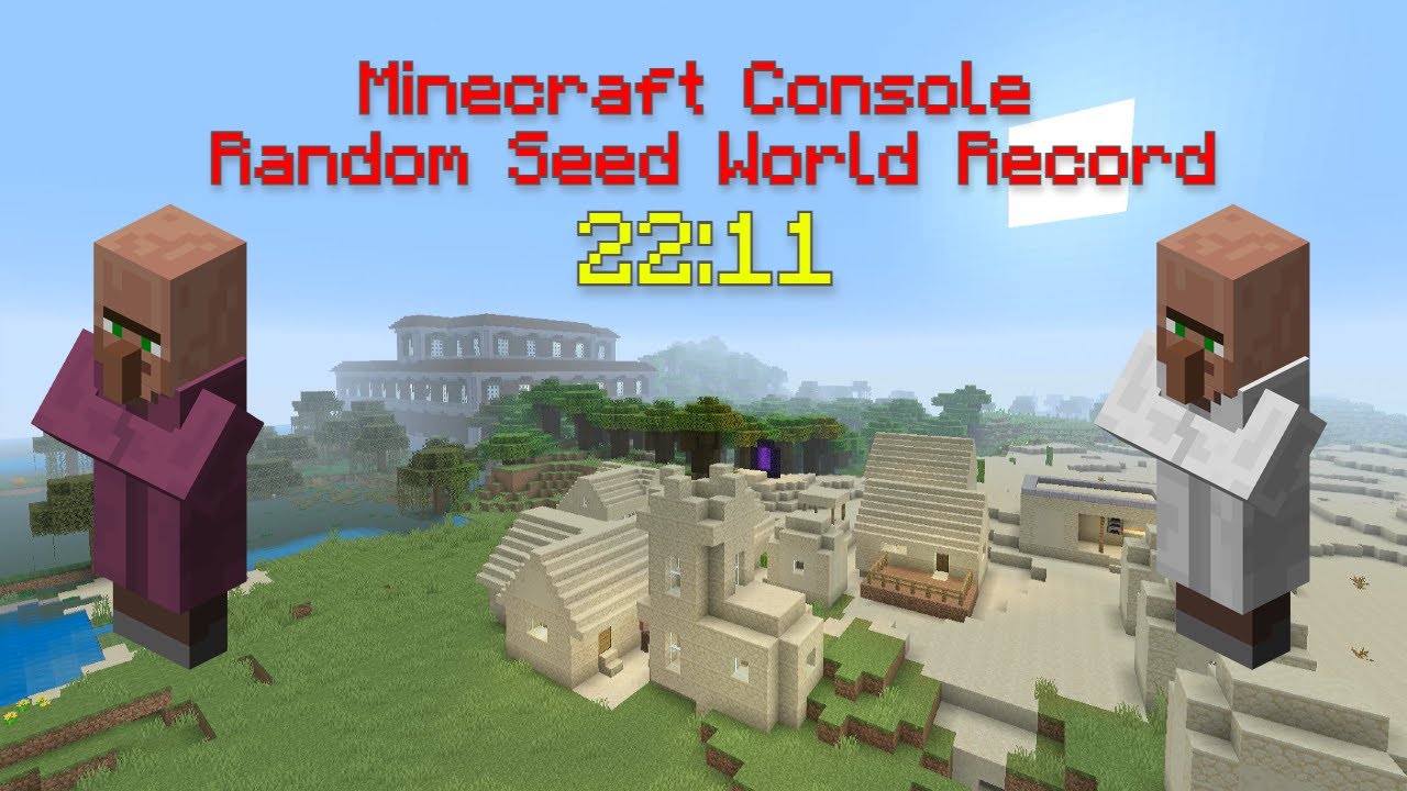 [WR] Minecraft Legacy Console Random Seed Glitchless Speedrun in 22:11 ...