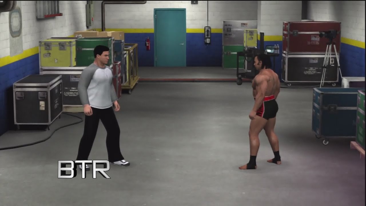 WWE 2K14 Backstage Online No DQ Match - YouTube