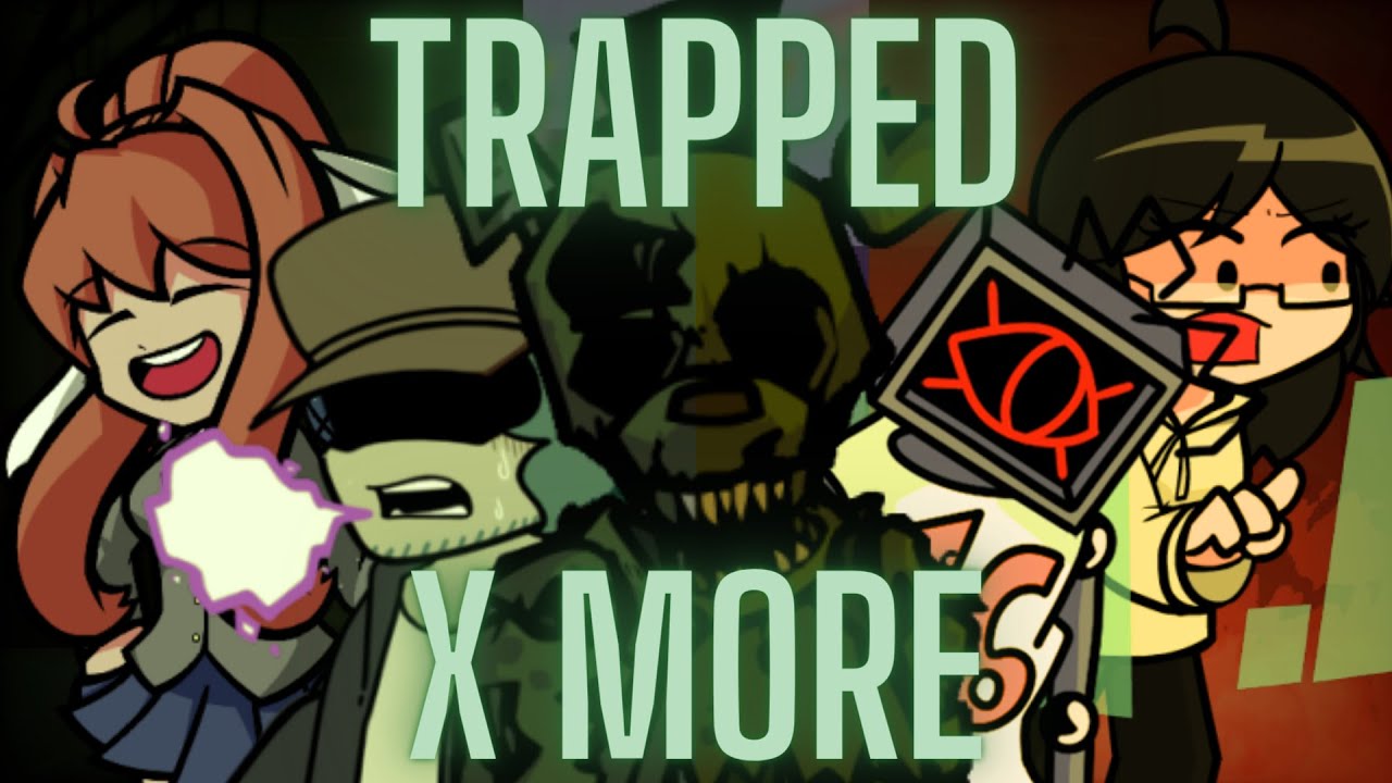 Trapped x More |Trapped x 12 songs|[FNF Mix] Birthday Special - YouTube