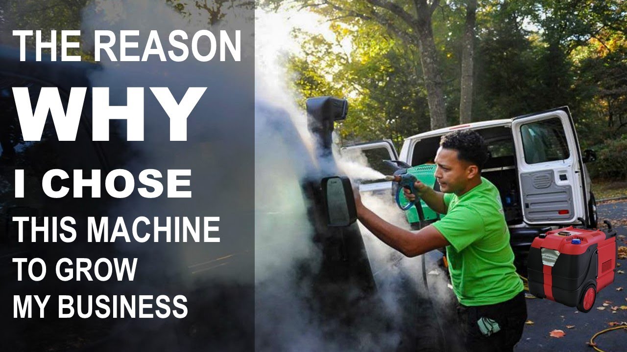 Optima Steamer - Dry Steam Machine for Industrial cleaning and car wash ...