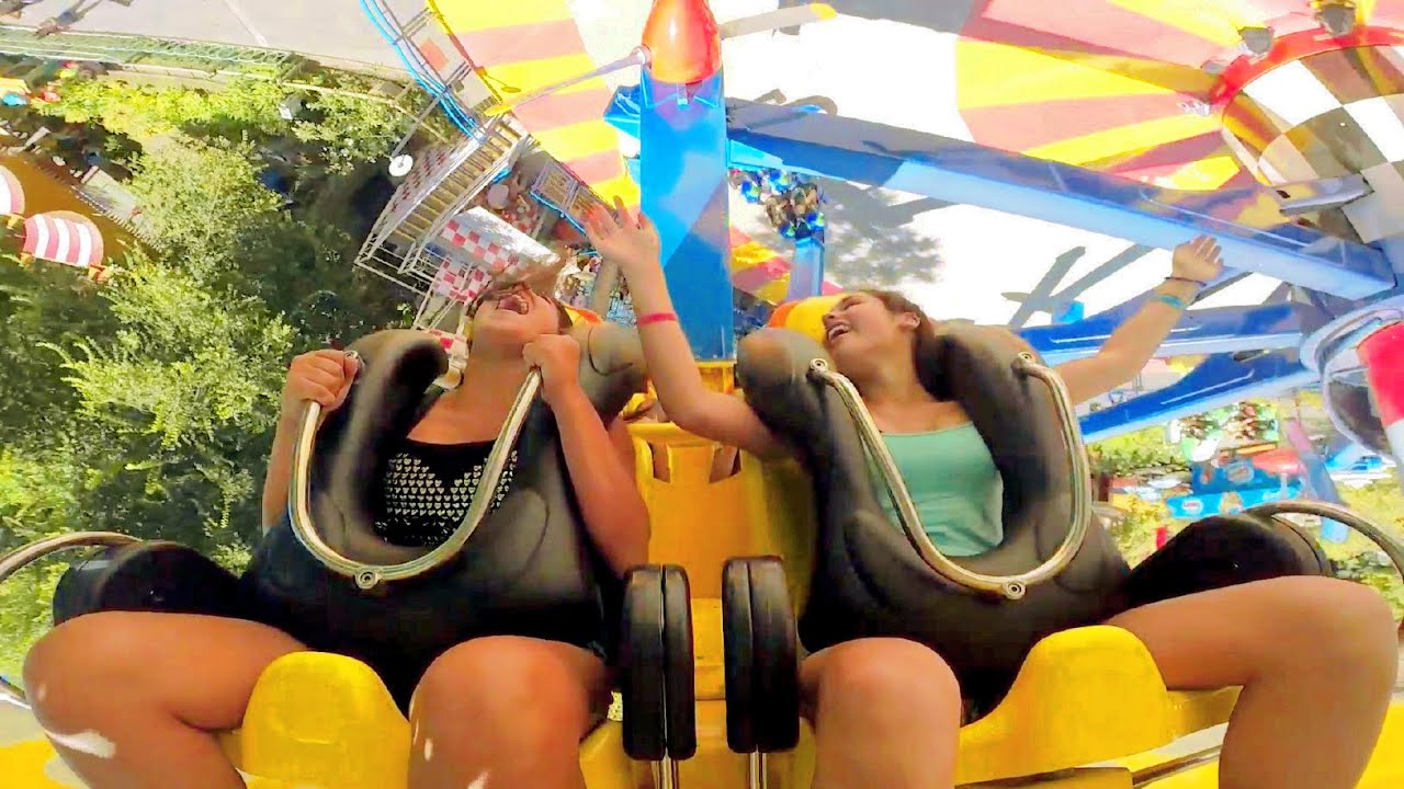 Air Race on-ride reverse ridercam HD POV Fantasilandia - YouTube