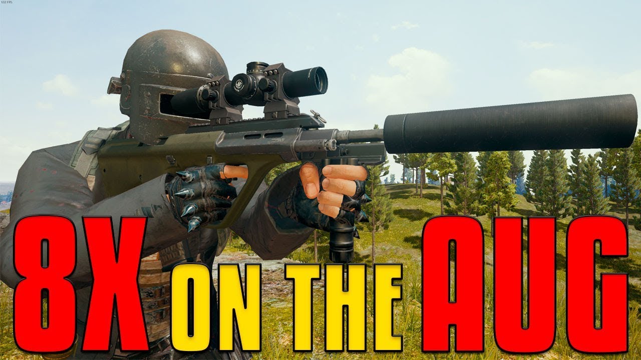 8x Scope on the AUG | PUBG - YouTube